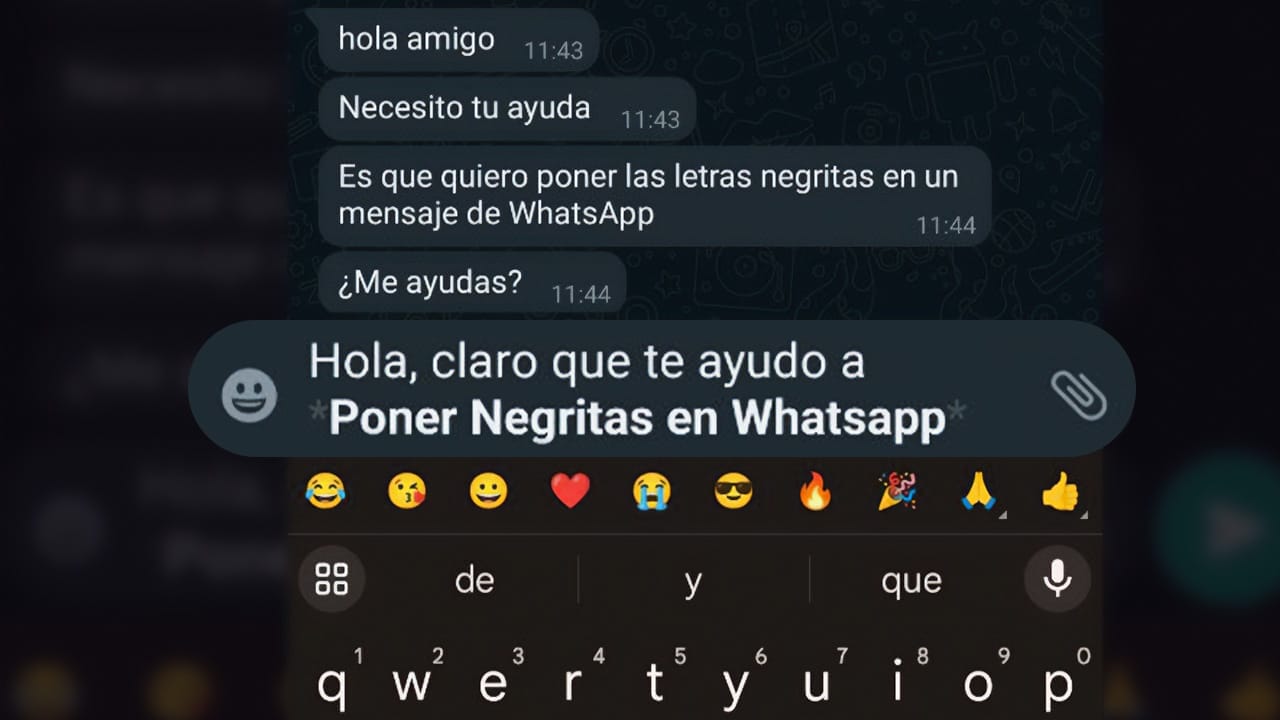 Trucos WhatsApp, usa Negritas, Cursivas, Tachado y Monoespaciado en tus mensajes