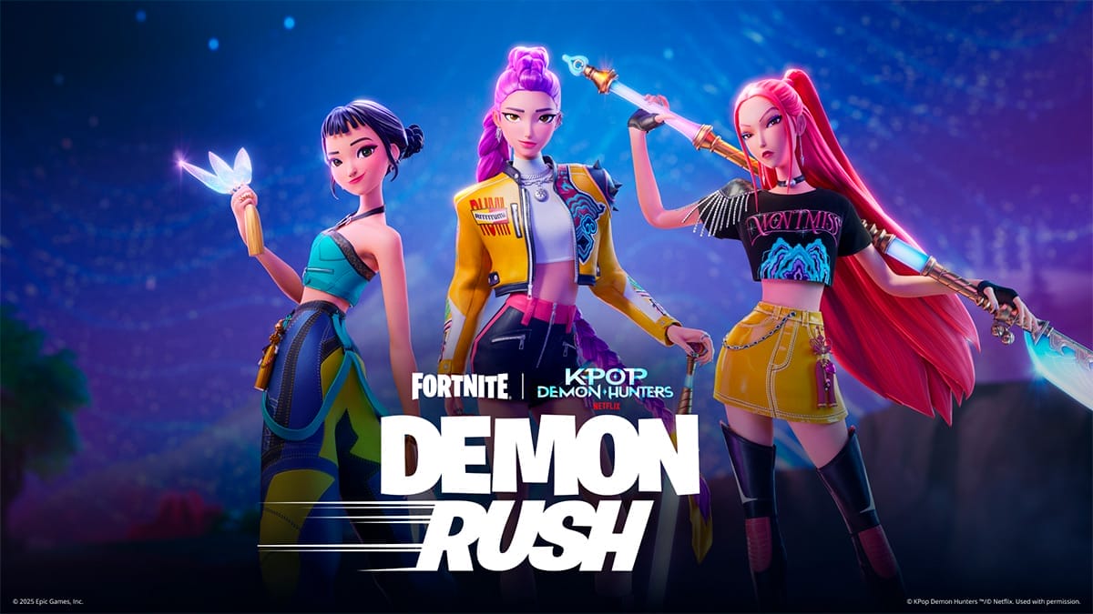 KPop Demon Hunters en Fortnite: skins, modo Demon Rush y más